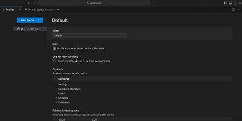 Quick Tips #4: VS Code Profiles for a Tidy Workspace